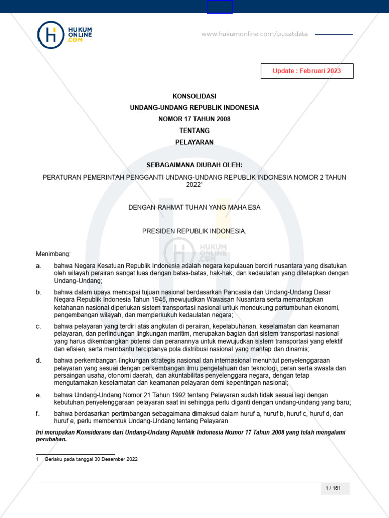 Uu No 17 2008 Rev-Feb23 KNS | PDF