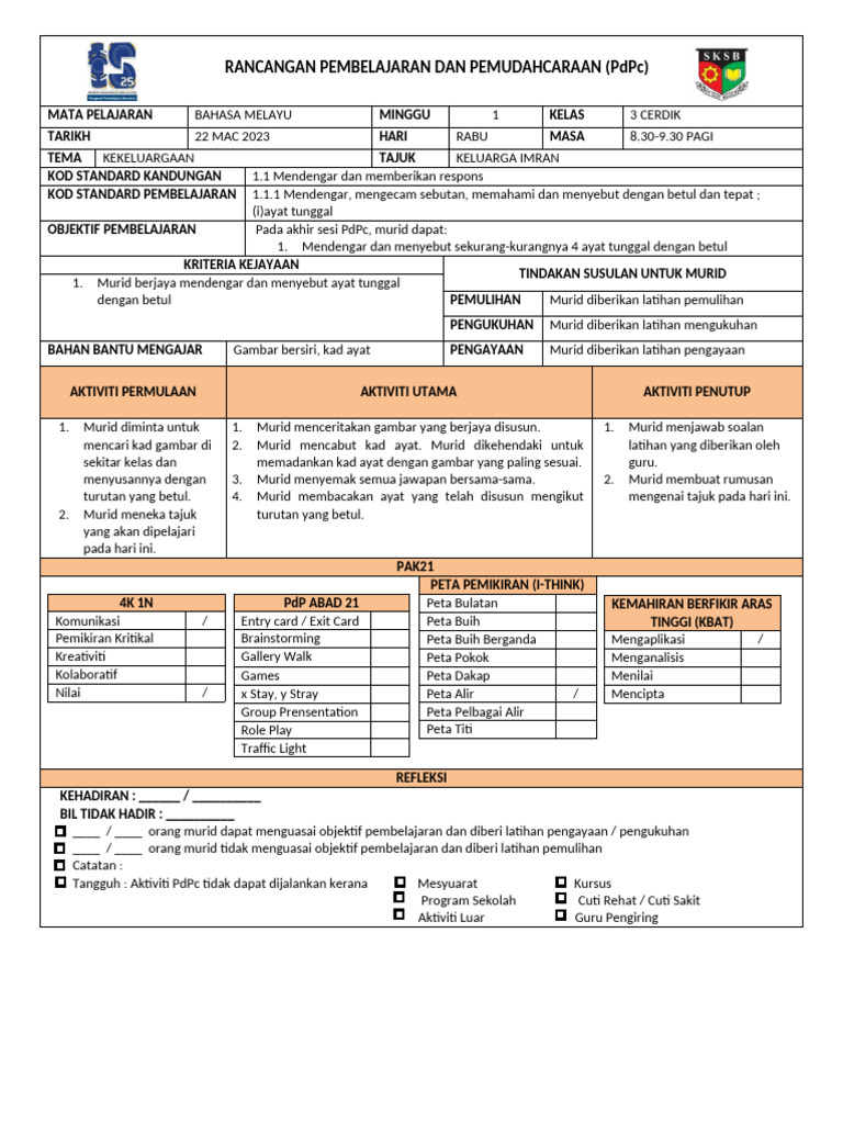 RABU (22 MAC 2023) | PDF