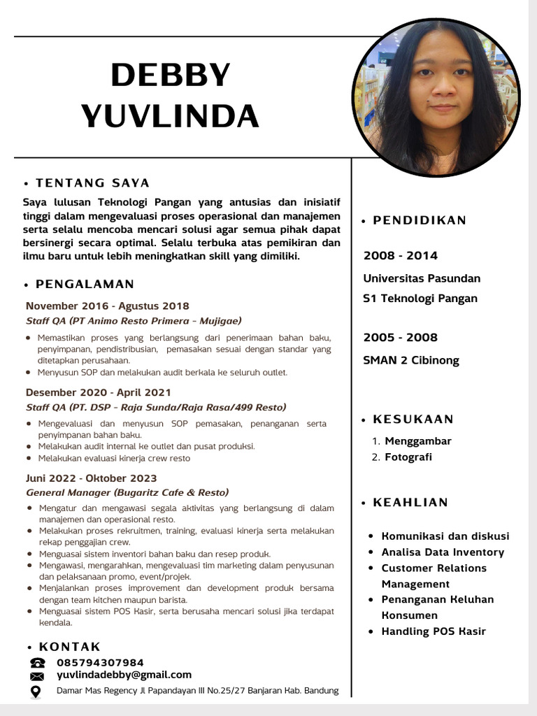 Debby CV Update | PDF