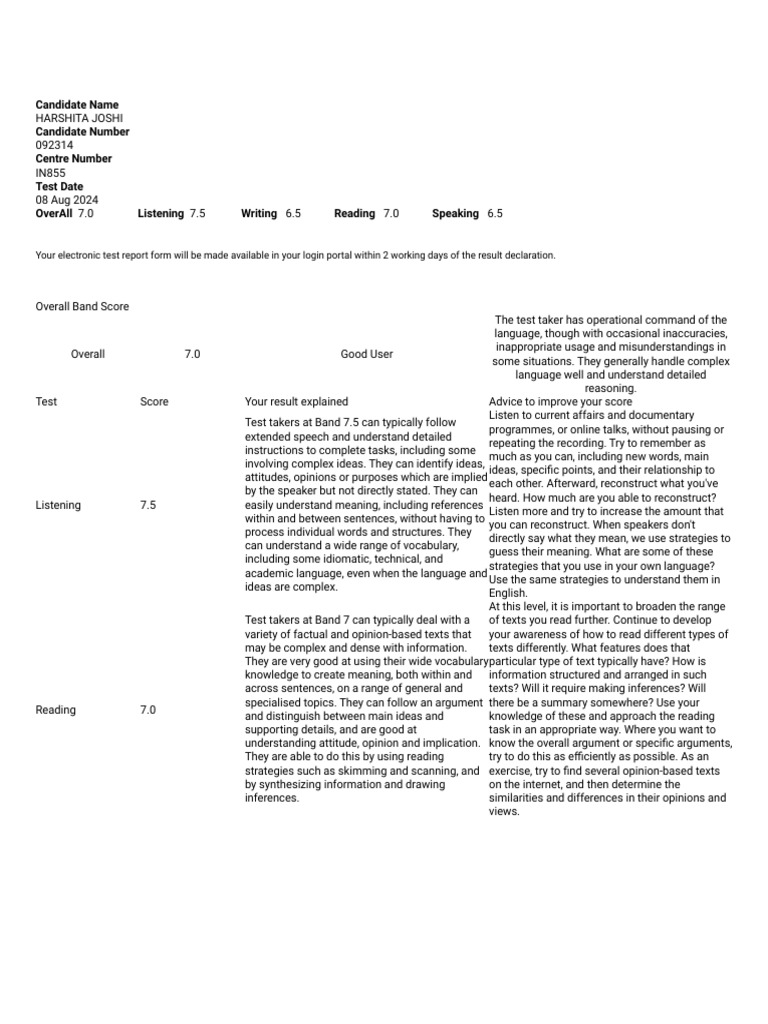 Idp - Ielts Test Centers | PDF