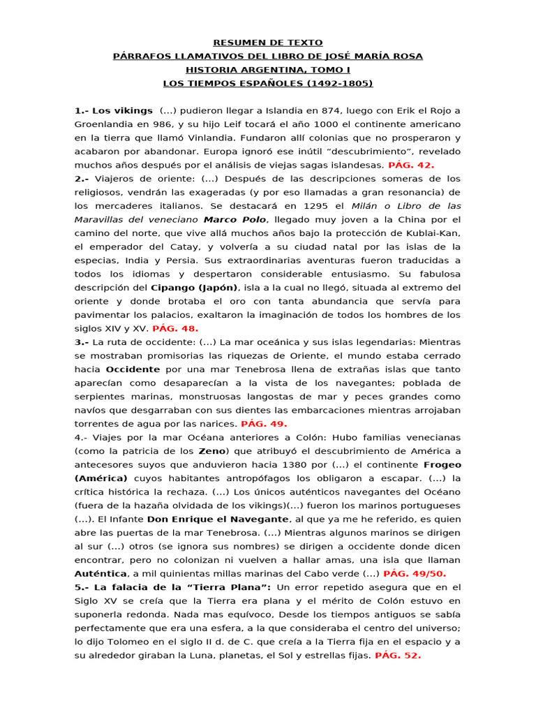 Historia Argentina Jose Maria Rosa Tomo | PDF