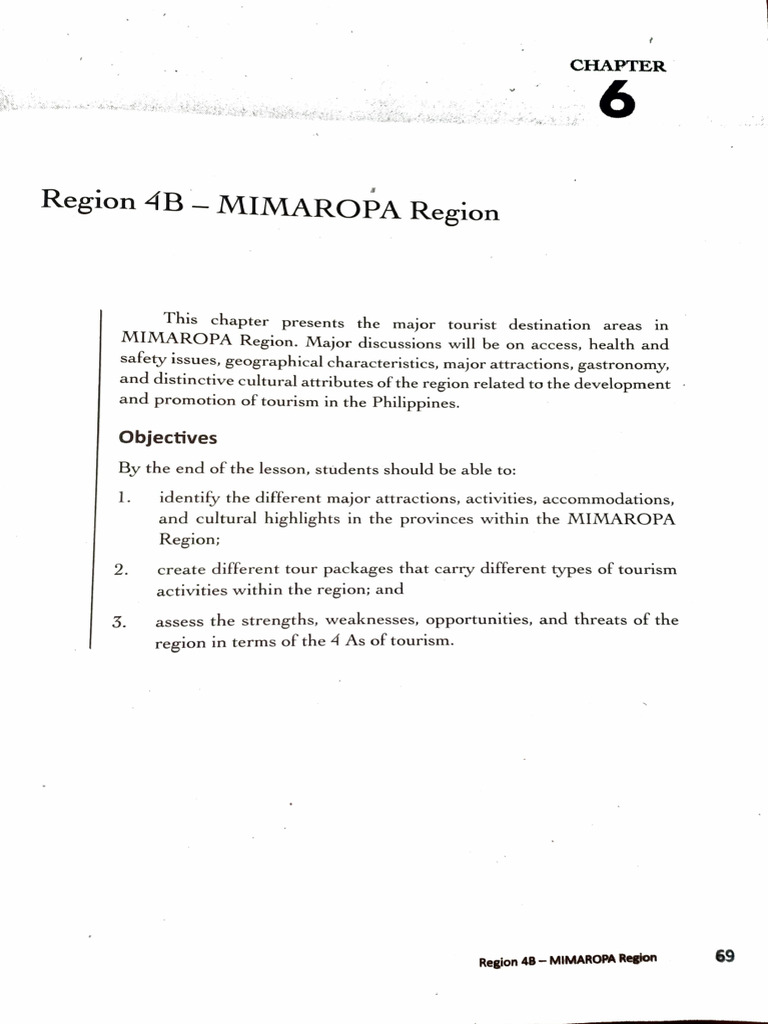 CHAPTER 6 - Region 4B MIMAROPA Region | PDF