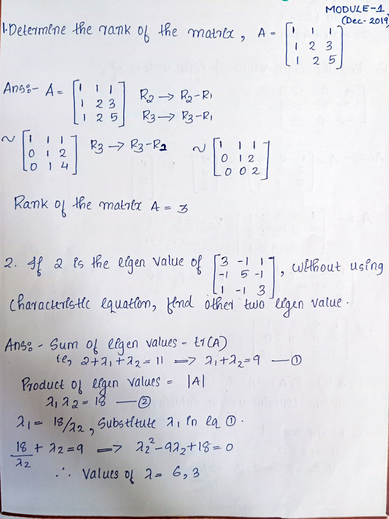 Dec 2019 Pyq With Detailed Answer Key S1 | PDF