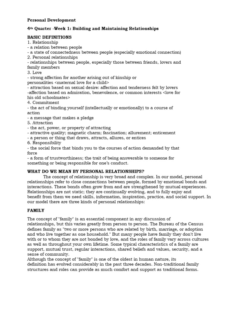 PERDEV 4th Quarter W1 | PDF