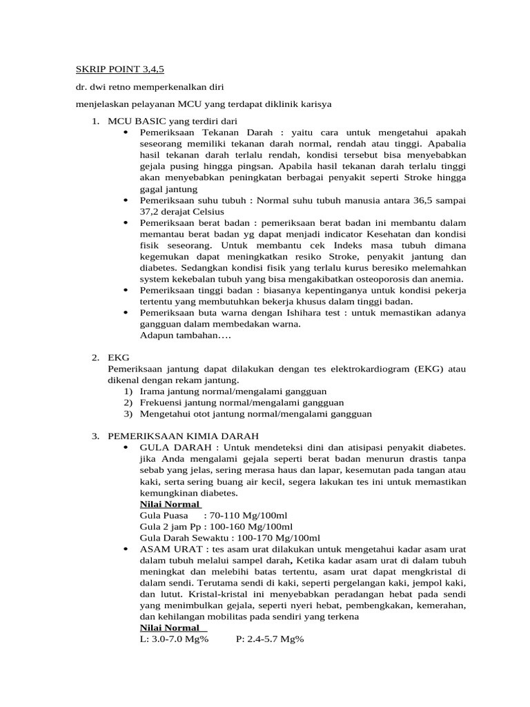 Skrip Mcu | PDF