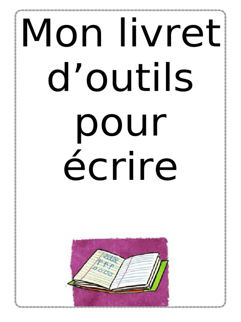 Livret Outils Pour Écrire | PDF