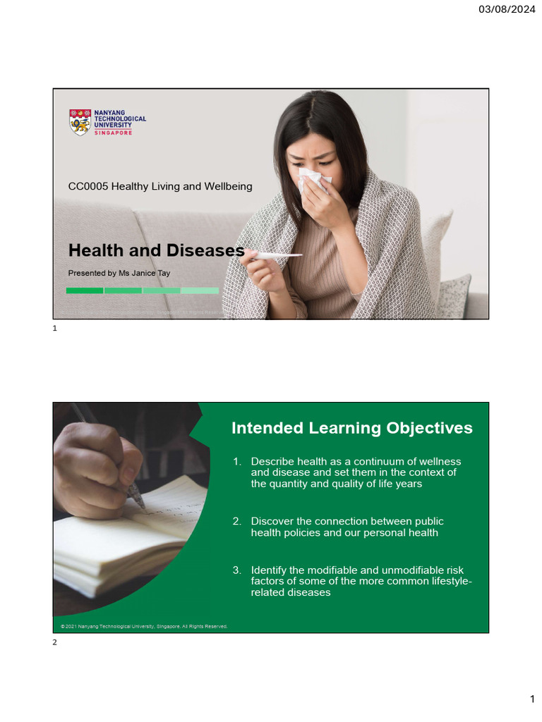 CC0005 LectureNotes HL Diseases | PDF