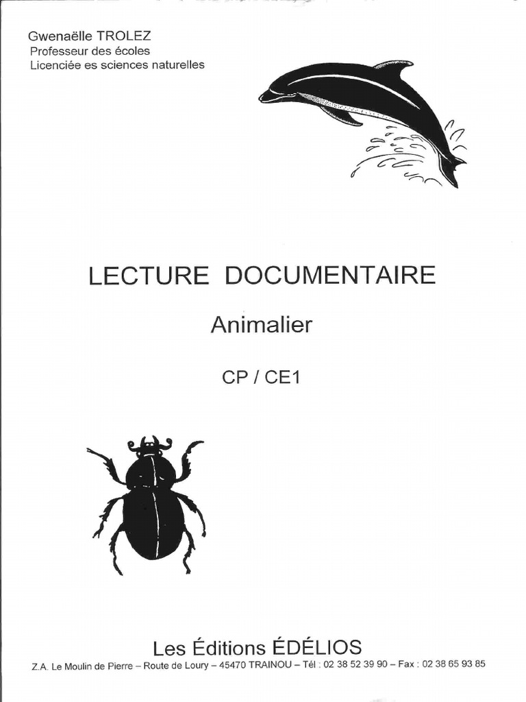 Zecol - CP CE1-lecture Documentaire EDELIOS | PDF