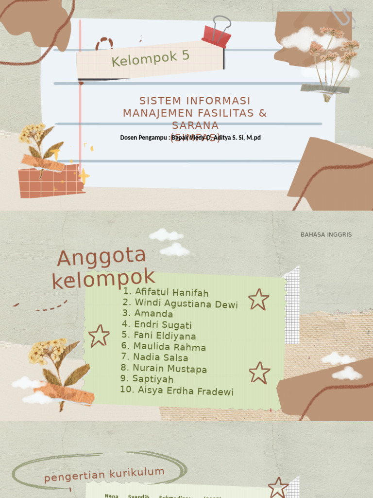PPT SIMDIK KELOMPOK 5 | PDF