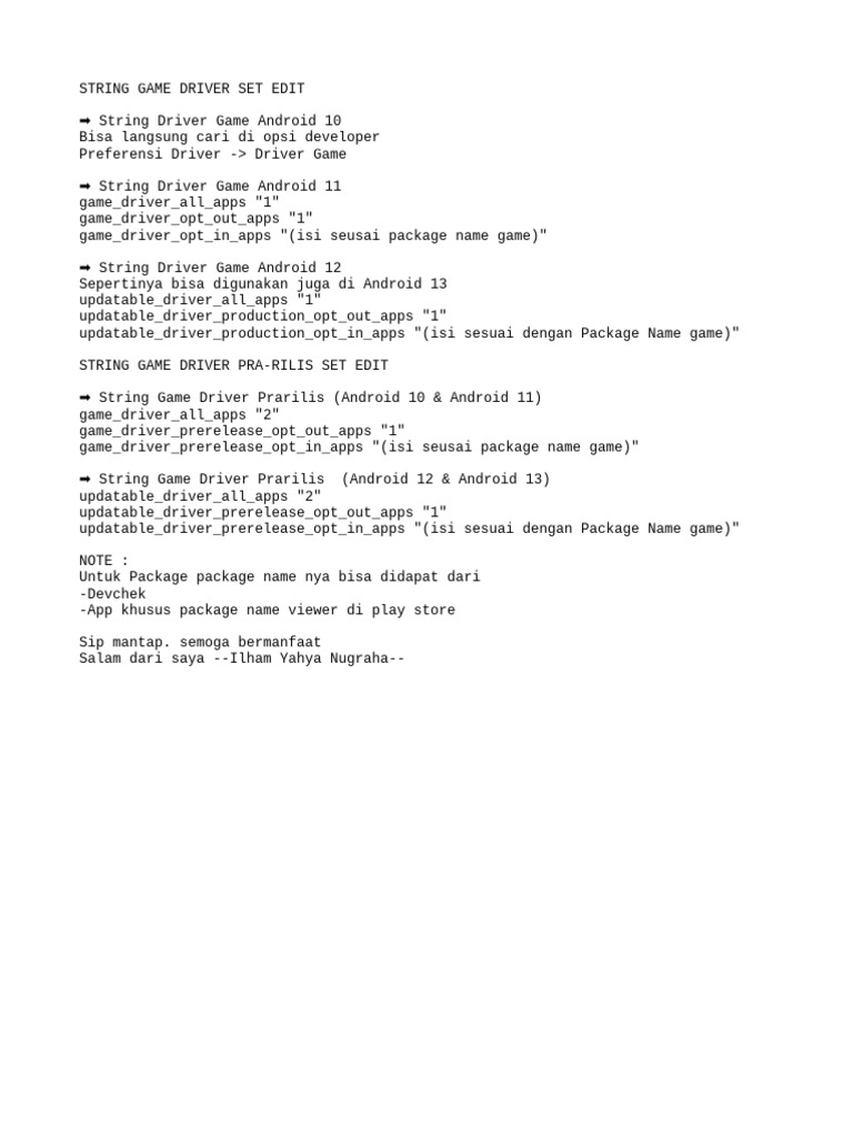 All Driver Android | PDF