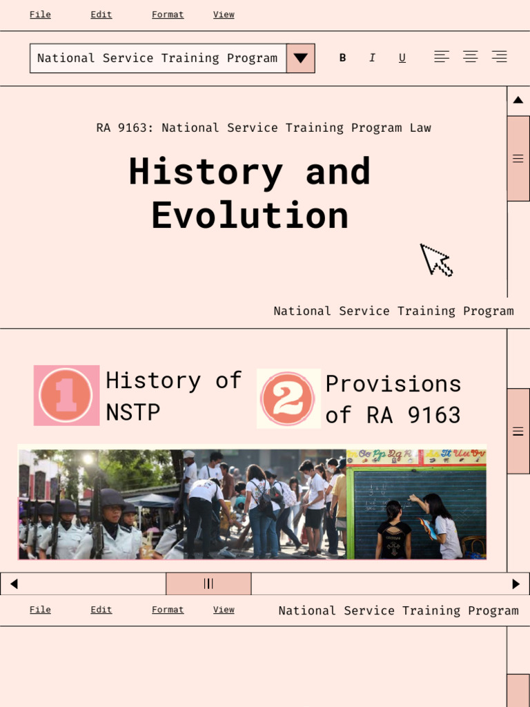 History and Evolution of NSTP | PDF