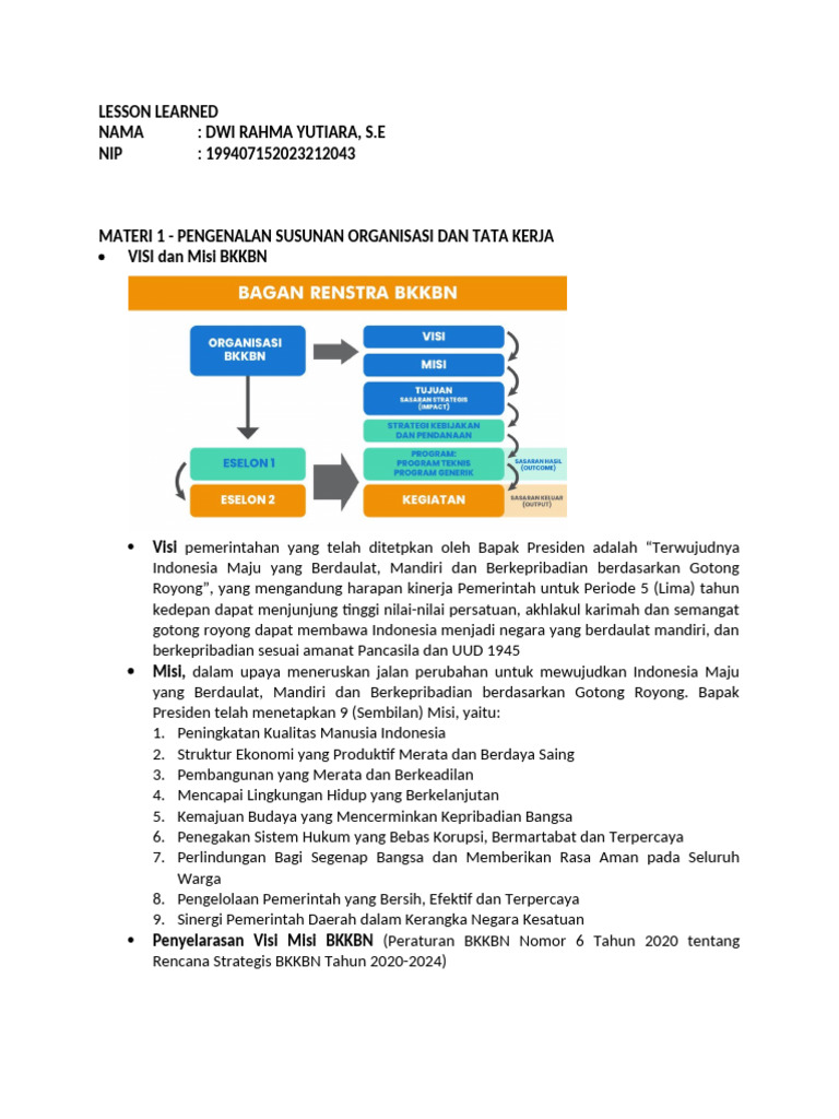 Lesson Learned | PDF