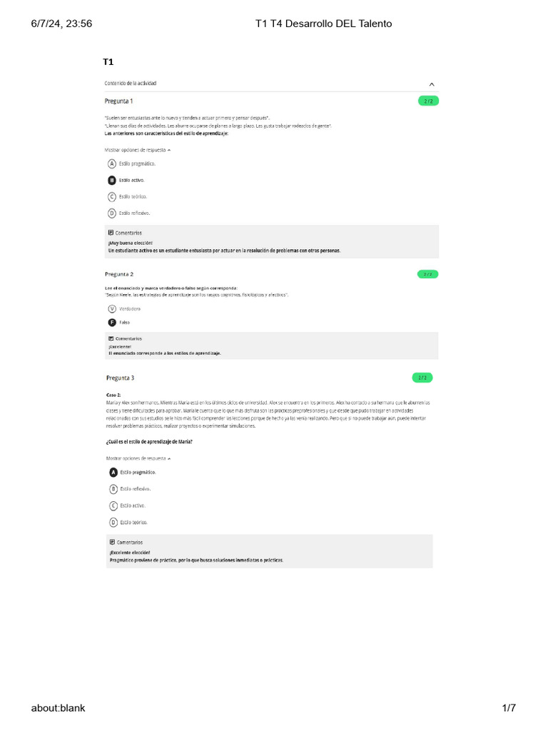 T1 T4 Desarrollo DEL Talento | PDF