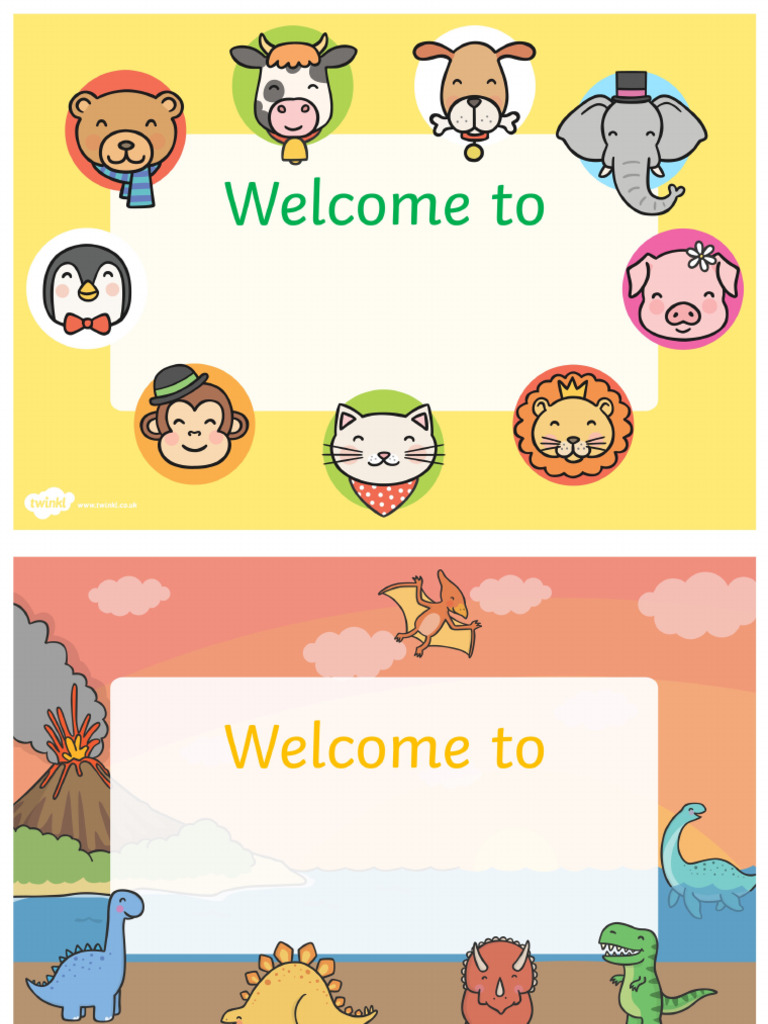 T M 899 Editable Welcome Signs | PDF