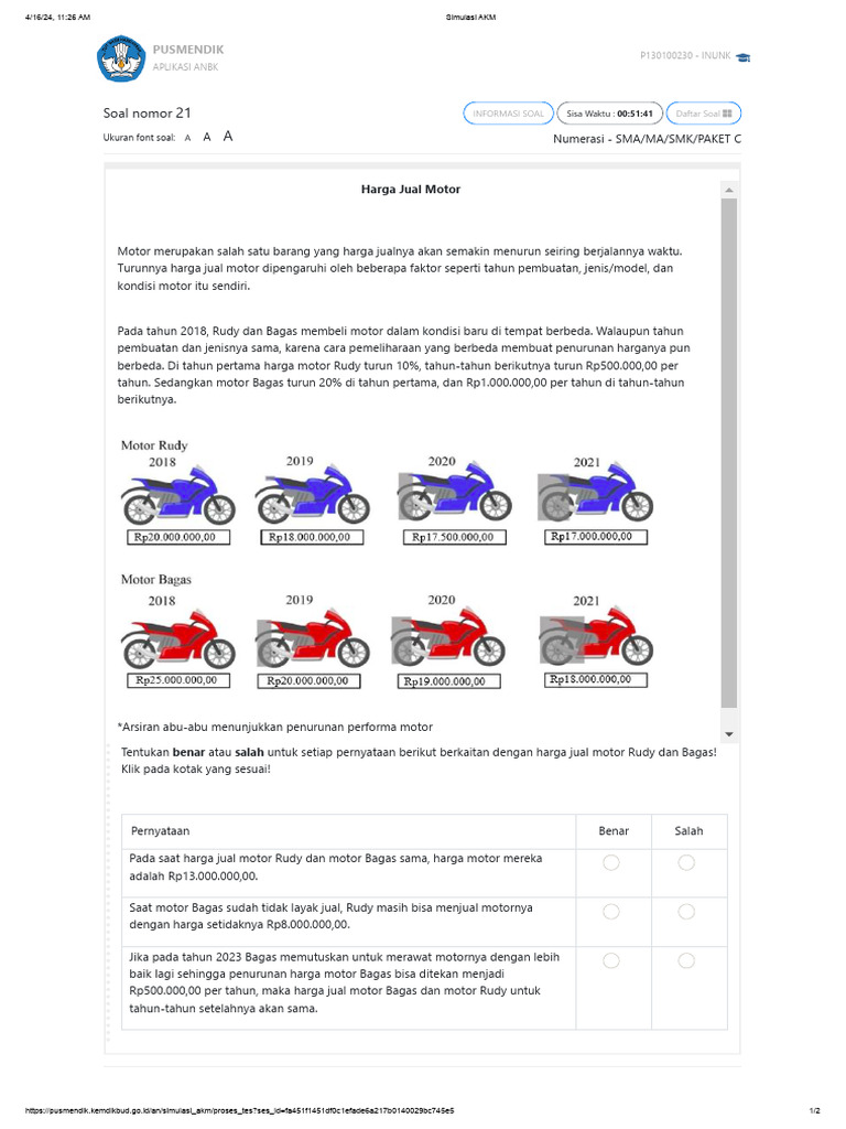 Simulasi AKM 08c | PDF