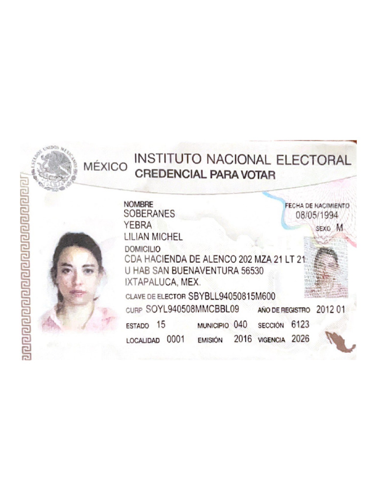 Mexico Credencial para Votar | PDF