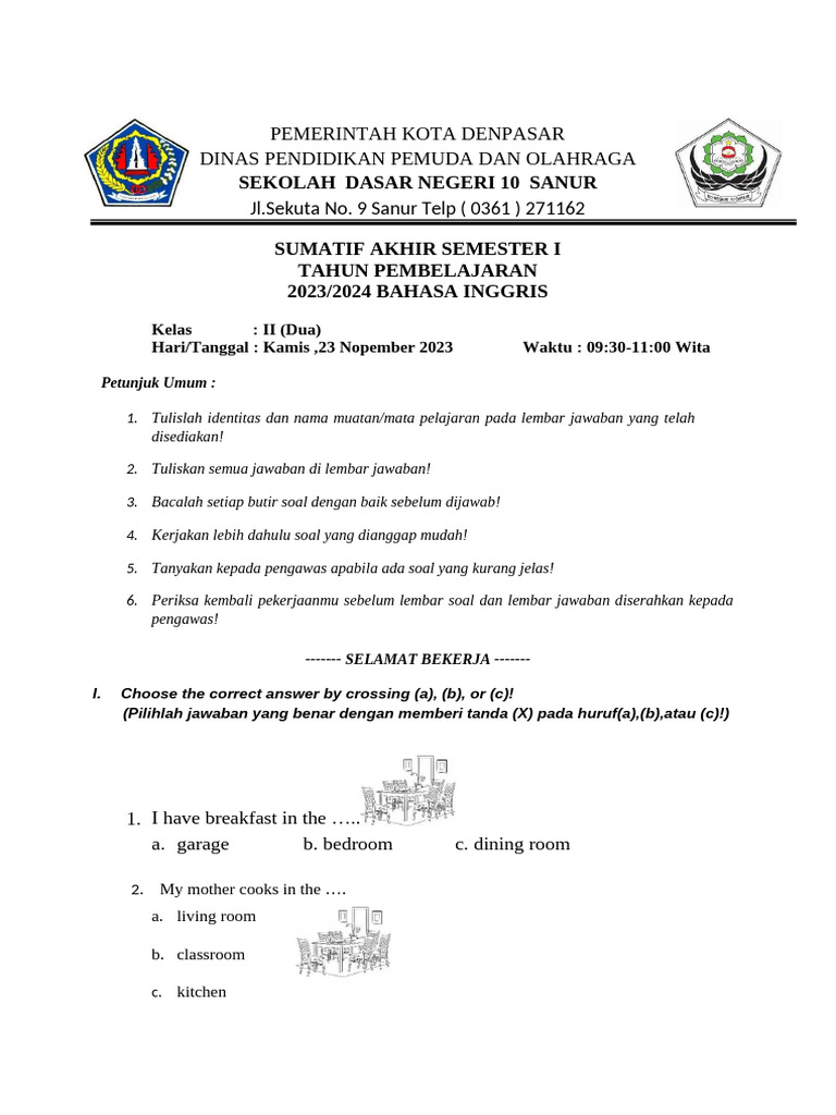 Kelas 2 Bahasa Inggris Pdf