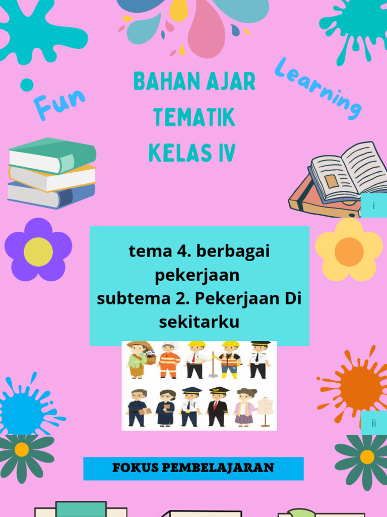 Bahan Ajar Tematik | PDF