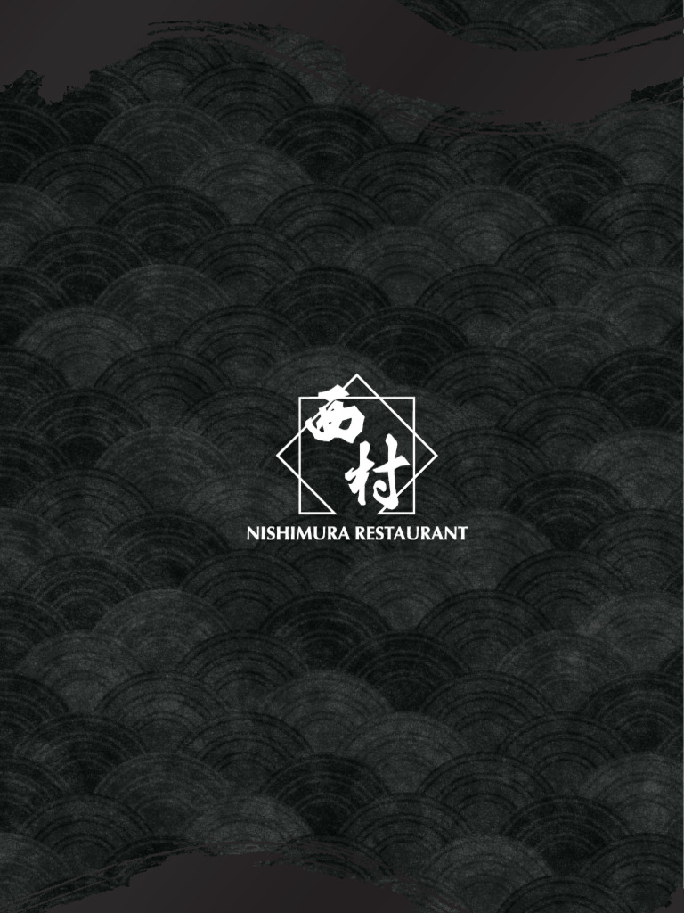Nishimura Menu | PDF | Sushi | Japanese Cuisine