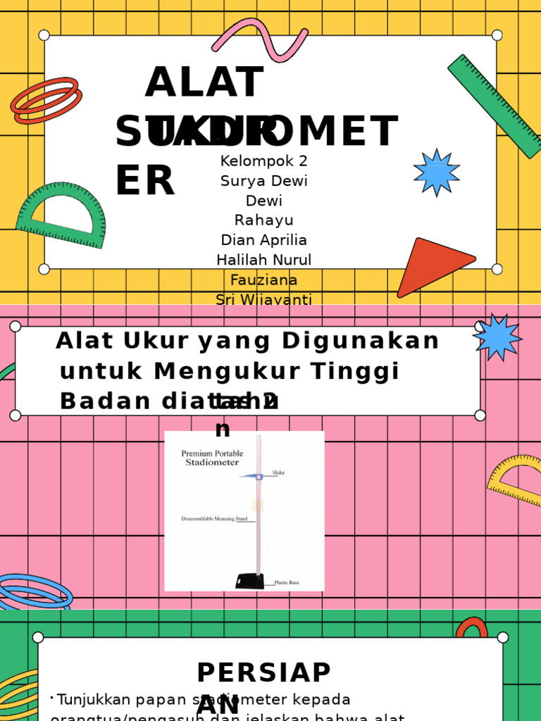 Dewi Rahayu R - KELOMPOK 2 STADIOMETER | PDF