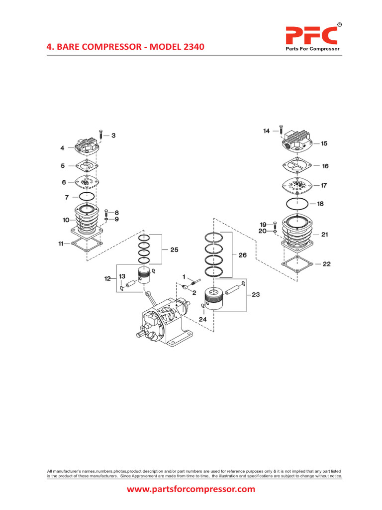 06.04 Bare Compressor-Model 2340 | PDF