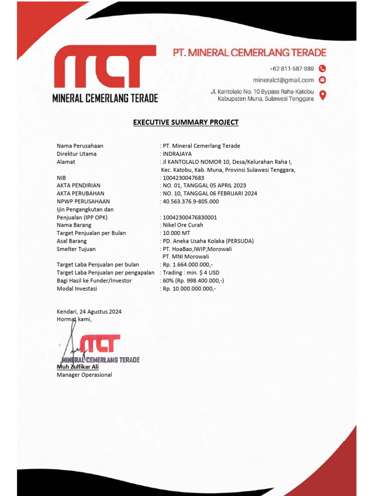 Summary Project Complate MCT | PDF