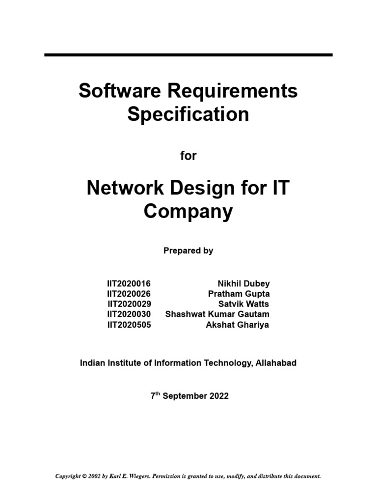 Sec - A - G 8 - SRS - Network Security | PDF