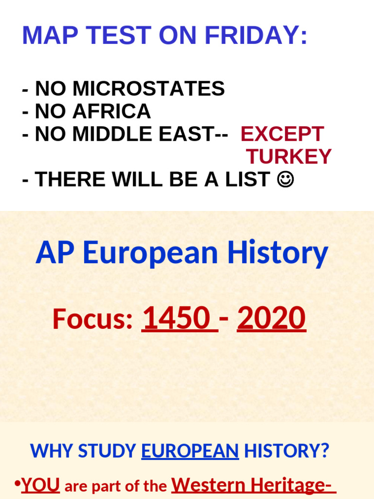 AP Euro 2024 1 World History Review | PDF