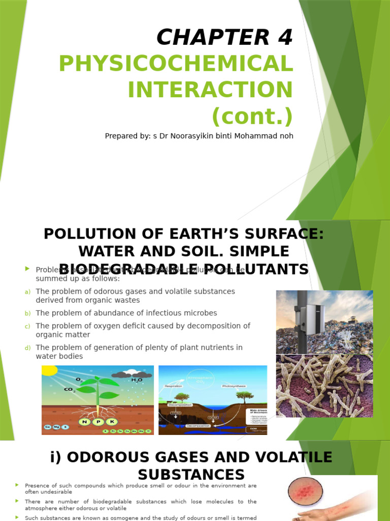 Chapter 3 Continue Physic o Chemical Interaction New | PDF