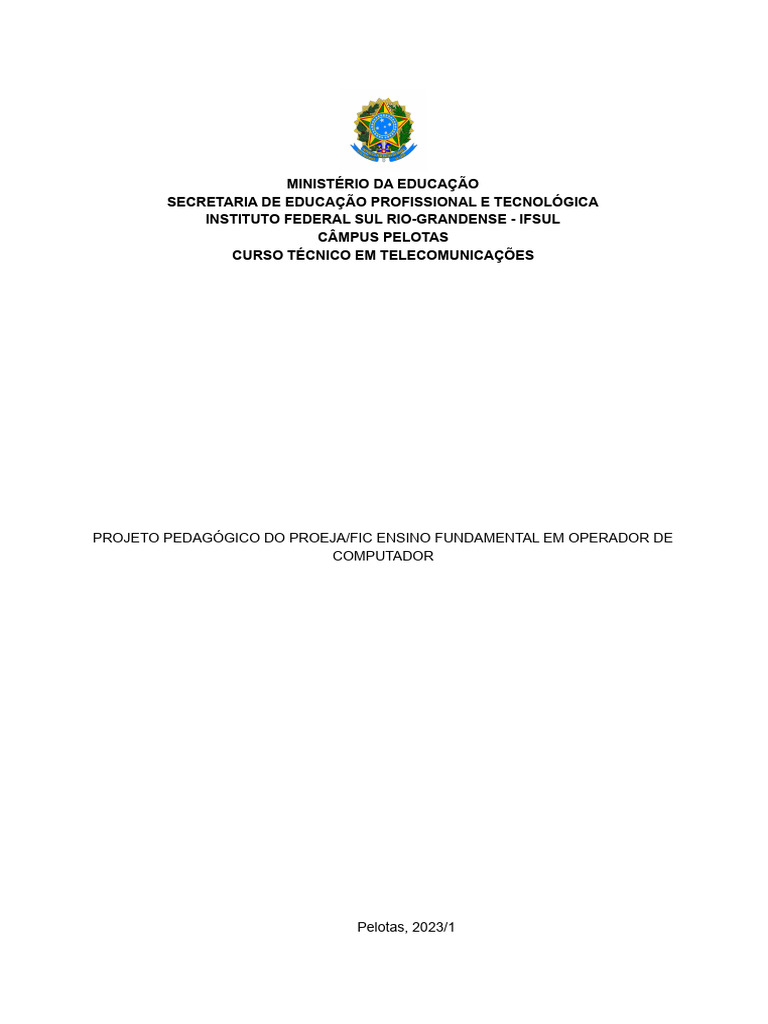 6.4.capão Do Leão - Operador de Computador | PDF