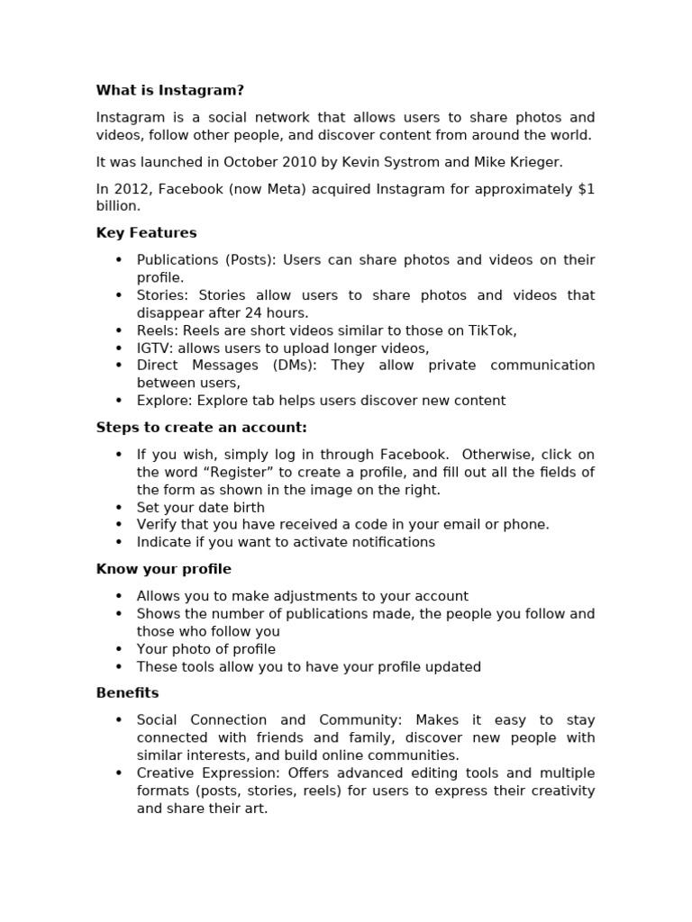 What Is Instagram | PDF