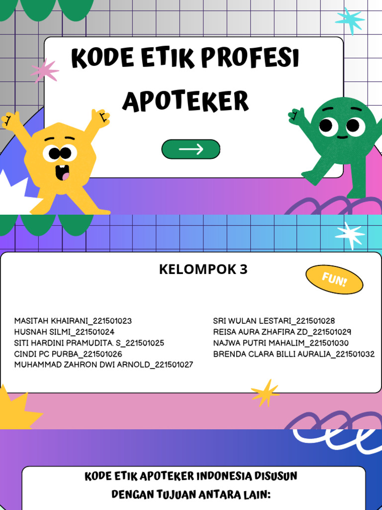 KEL 3 - Kode Etik Profesi Apoteker | PDF