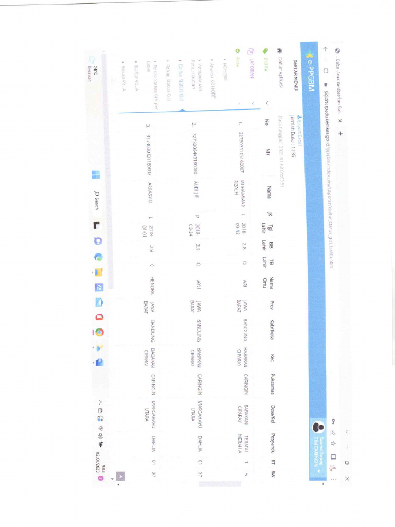 Laporan Eppgbm | PDF