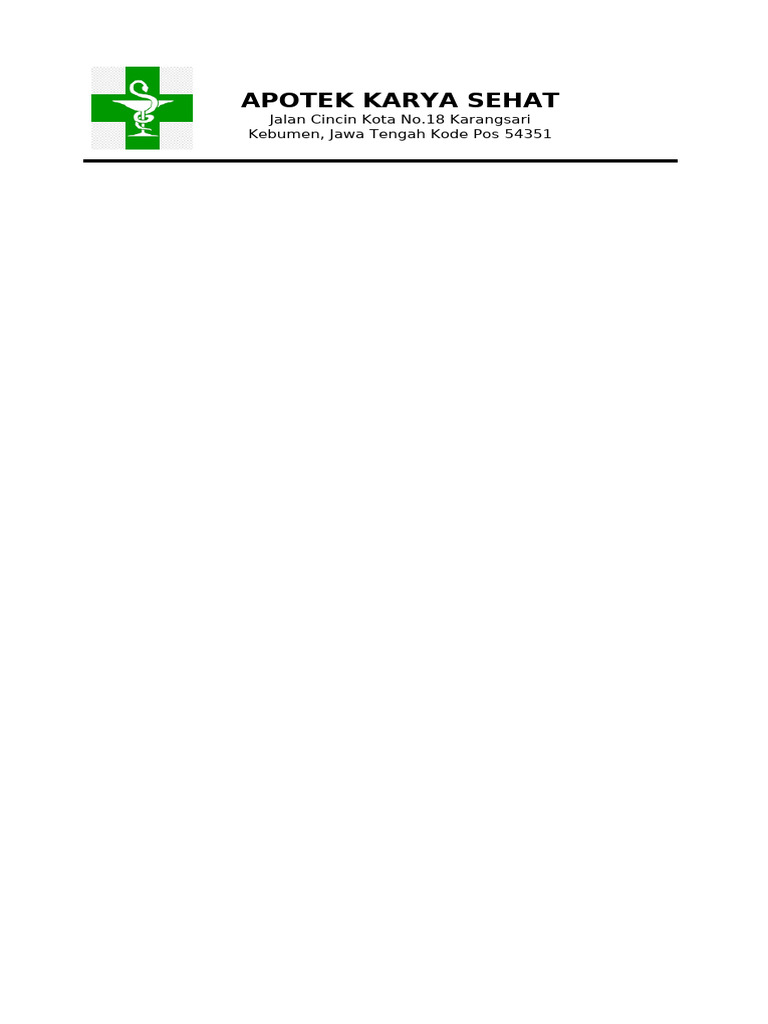 Kop Apotek Karya Sehat | PDF