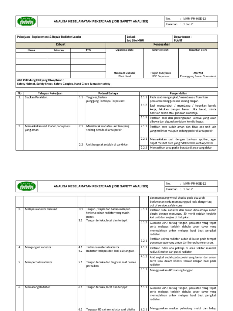 49. JSA Replacement & Repair Radiator Loader | PDF