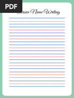 Victorian Modern Cursive Letter Formations | PDF