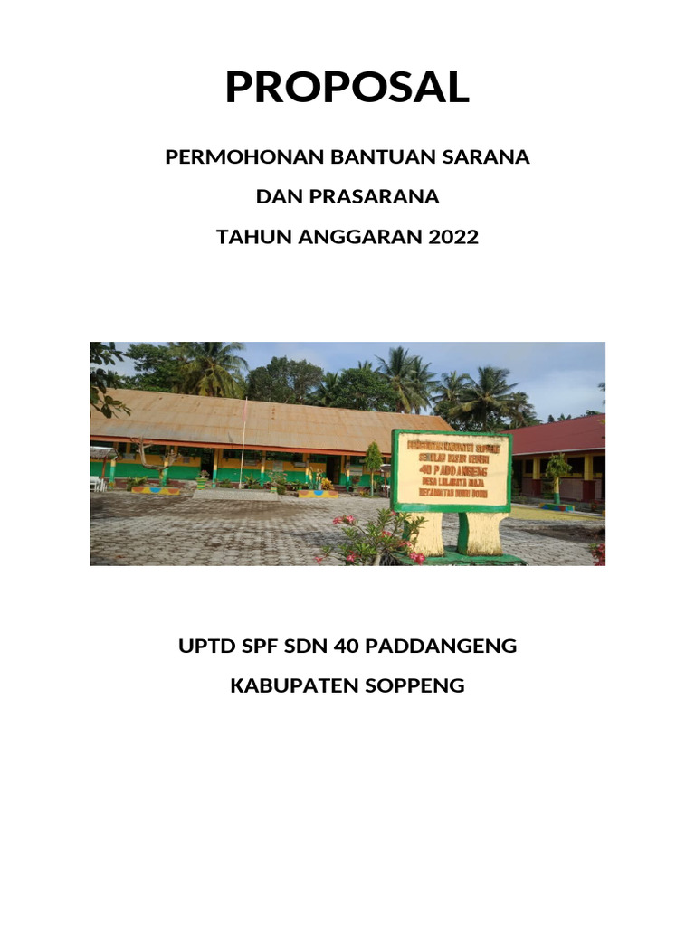 Proposal Usulan Dak 2022 | PDF