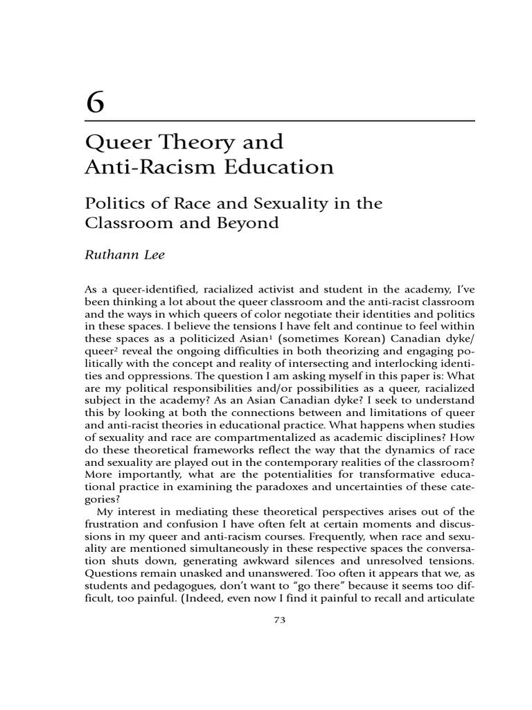 09 - Queer Theory | PDF