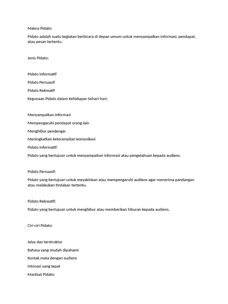 rangkuman bindo | PDF