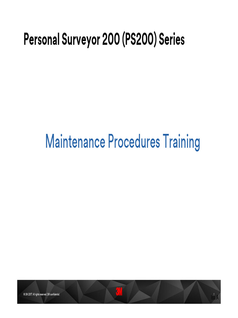 PS200 9 - Maintenance - PPT (Compatibility Mode) | PDF