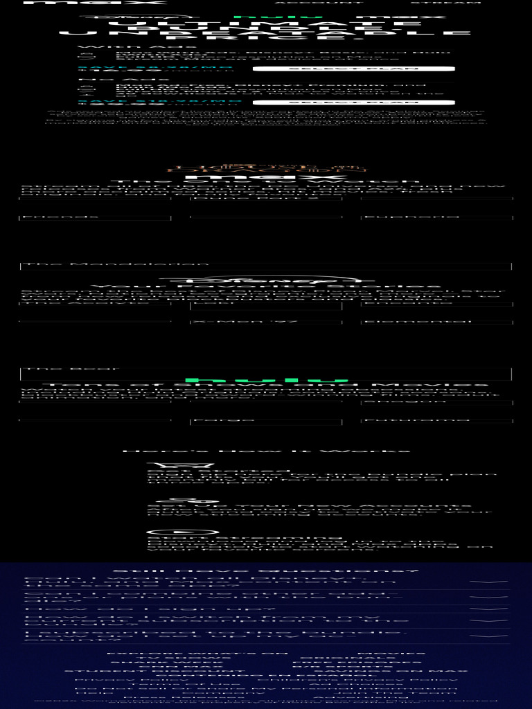 Stream Bigger With The Disney+, Hulu, Max Bundle | PDF