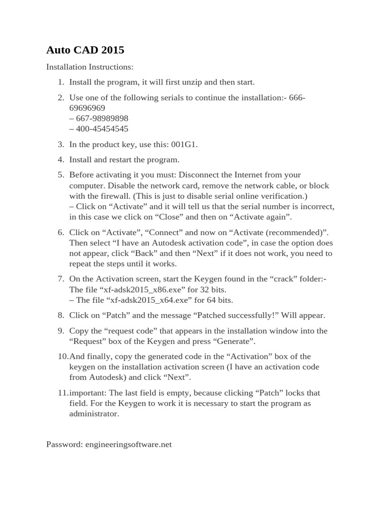 Cara Install Auto CAD 2015 | PDF