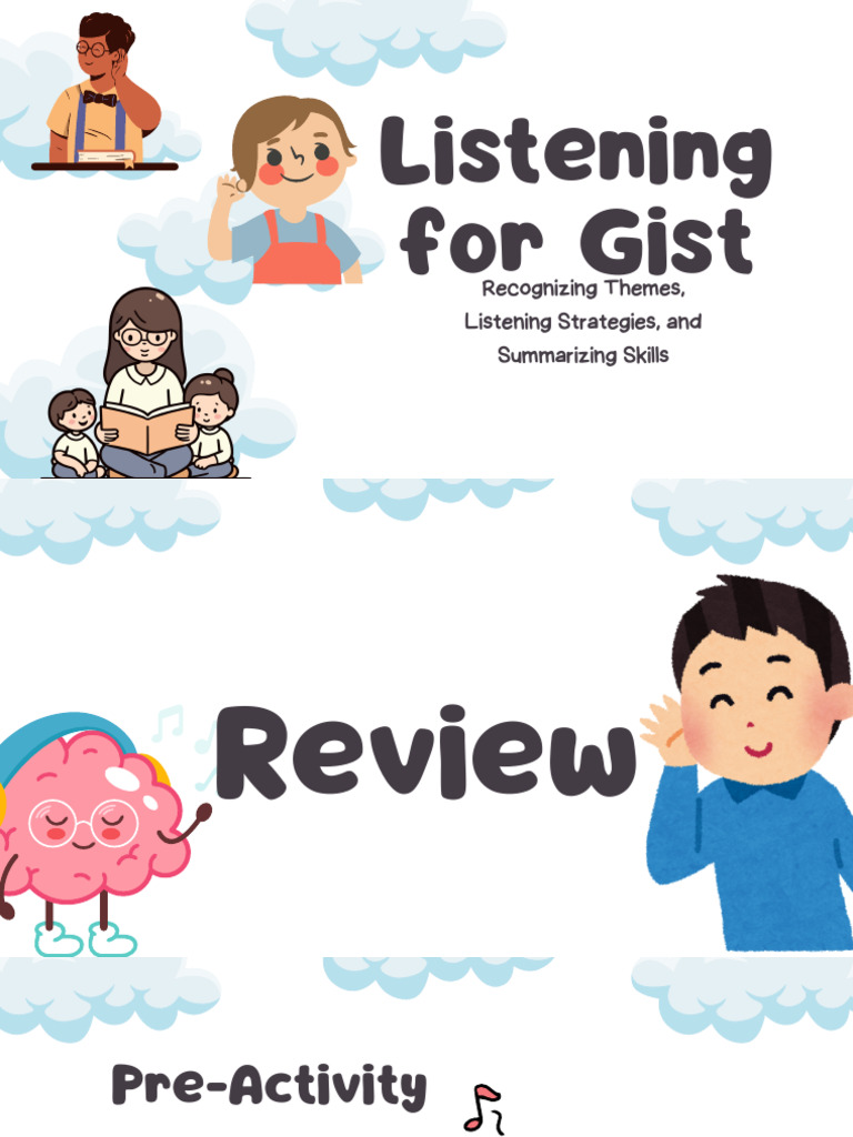 Remedial Instruction Listening For Gist - 20240709 - 213219 - 0000 | PDF