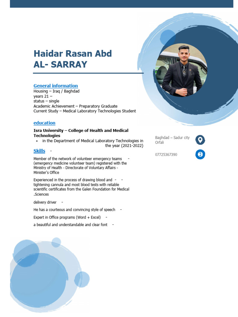 Haider S CV | PDF