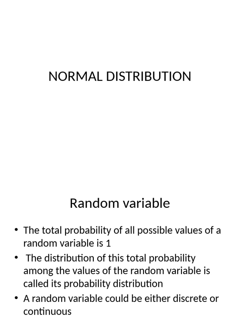 Normal Distribution | PDF