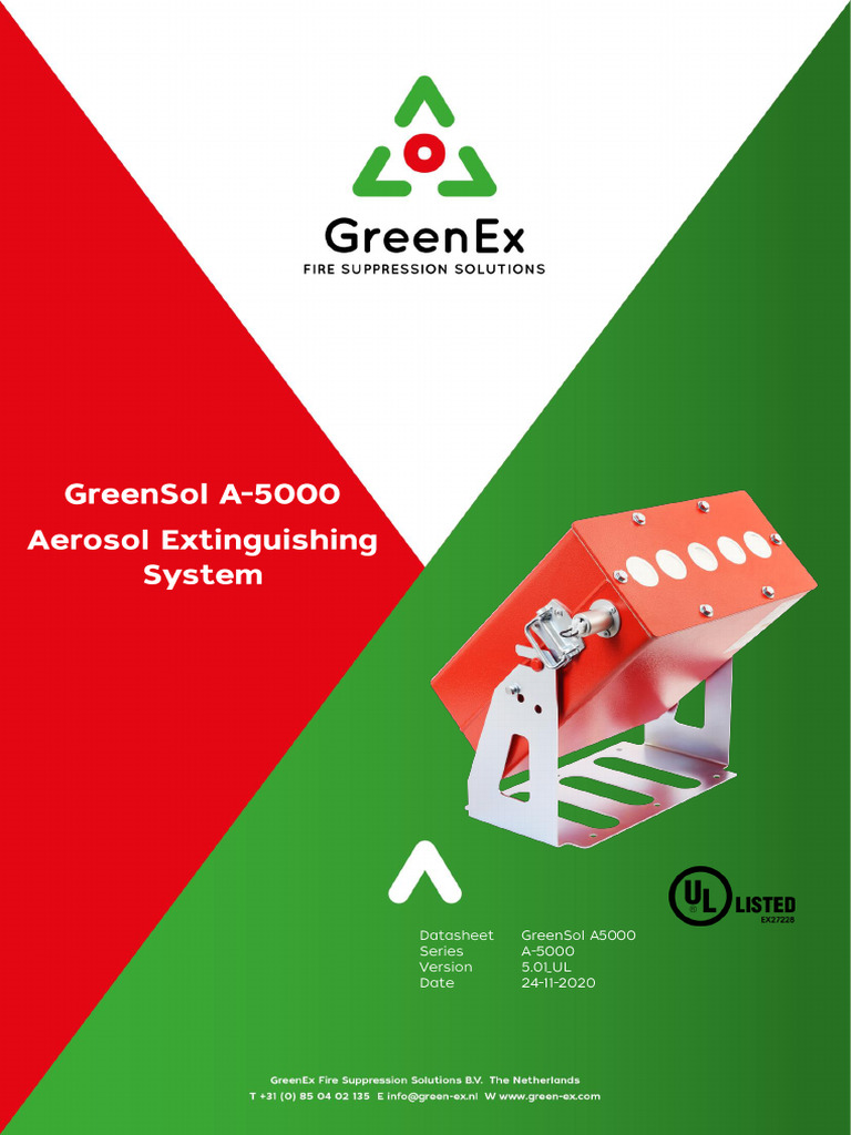 GreenSol A5000 Infosheet Table 5.01 | PDF
