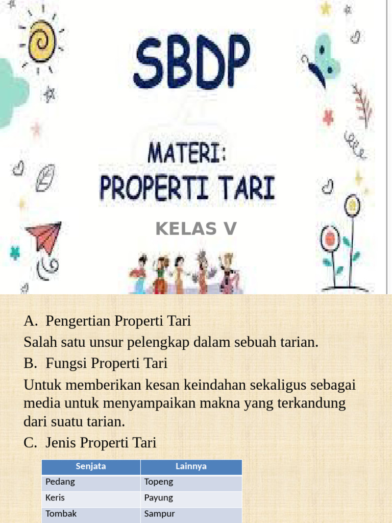 Properti Tari | PDF