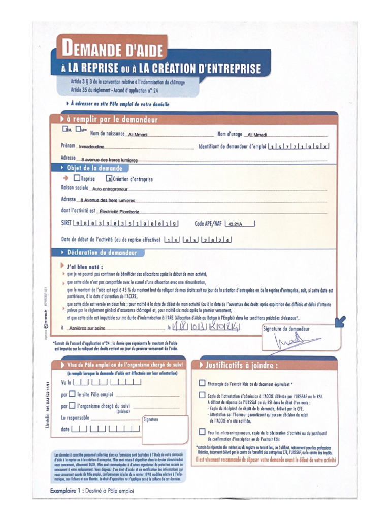 Unédic Ref. DAJ 522 1117 | PDF