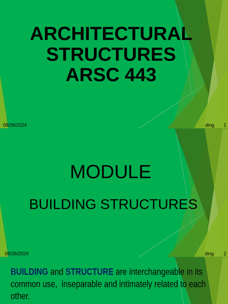 M1 Overview Building Structures | PDF