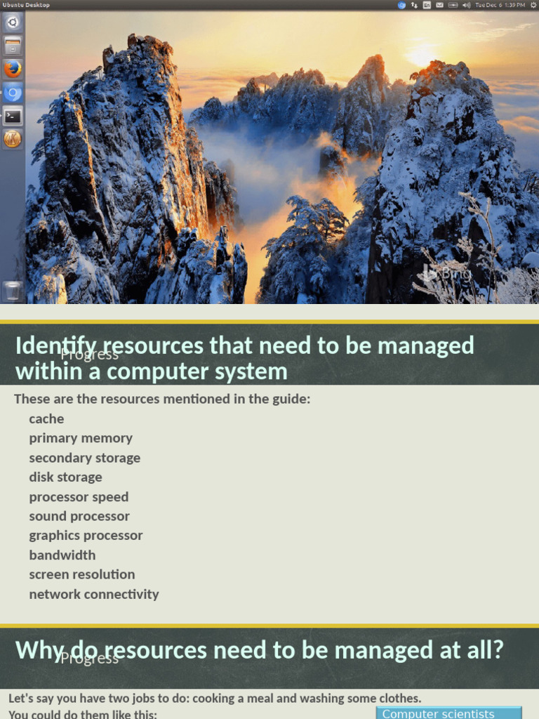 Resource Management (HL) | PDF